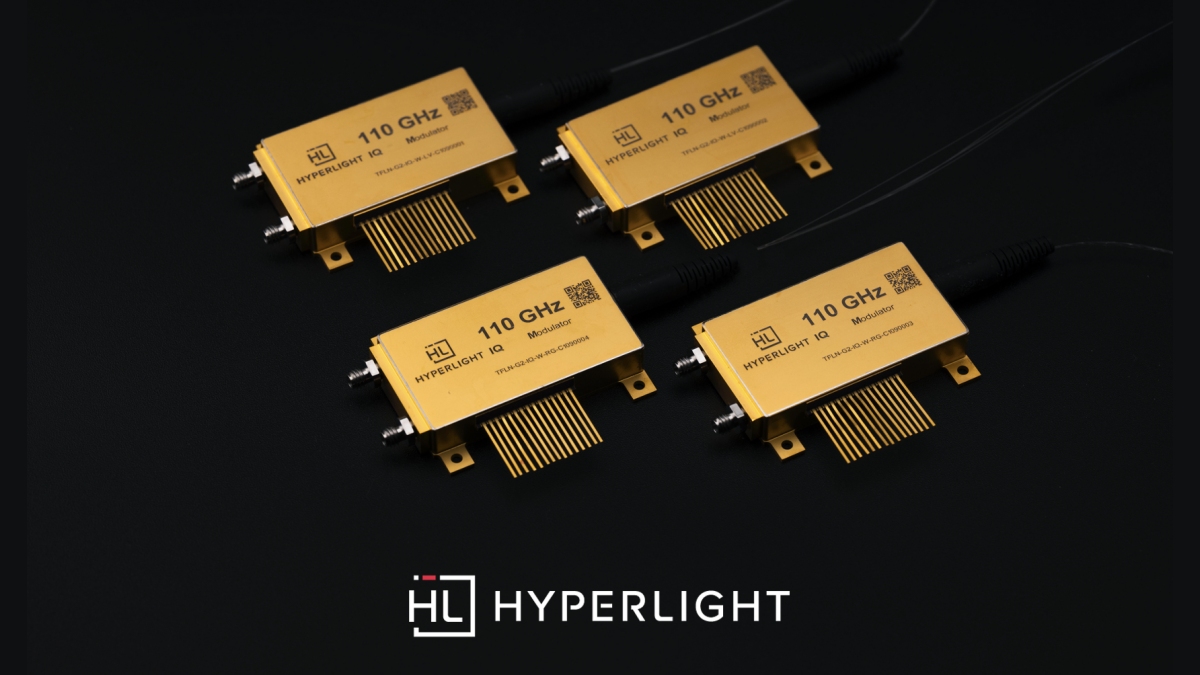 HyperLight Introduces 110 GHz Reference IQ Modulators covering optical O, C and L wavelength ...